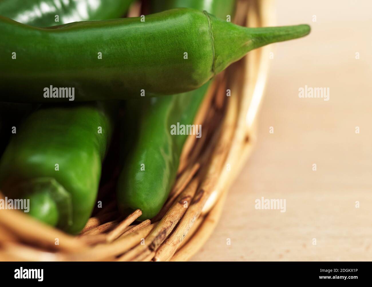 Green Chili Pepper, capsicum annuum Stock Photo - Alamy