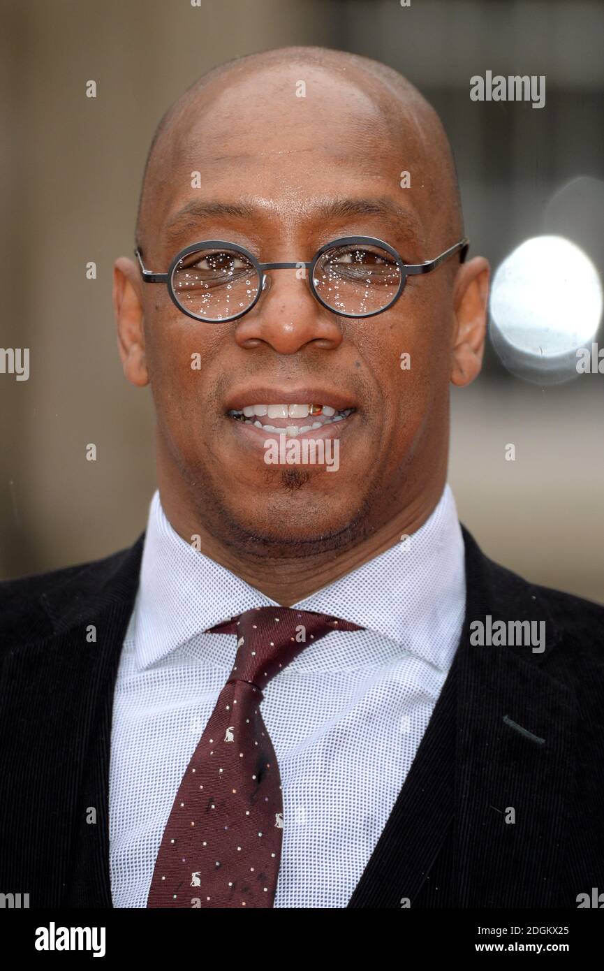 Ian Wright attending The Sun Military Awards at the Guildhall, London ...