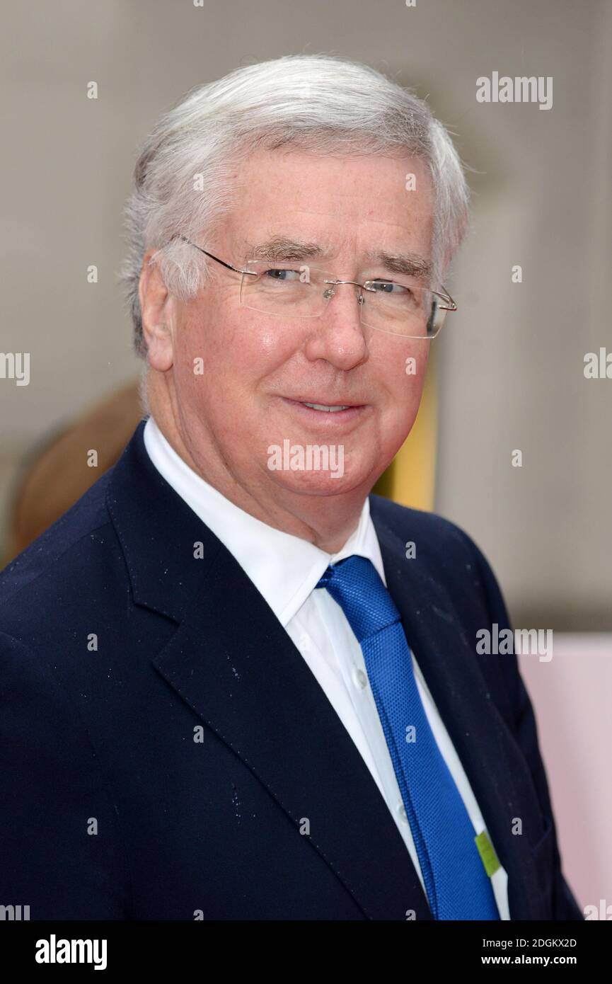 Defence secretary Michael Fallon attending The Sun Military Awards at ...