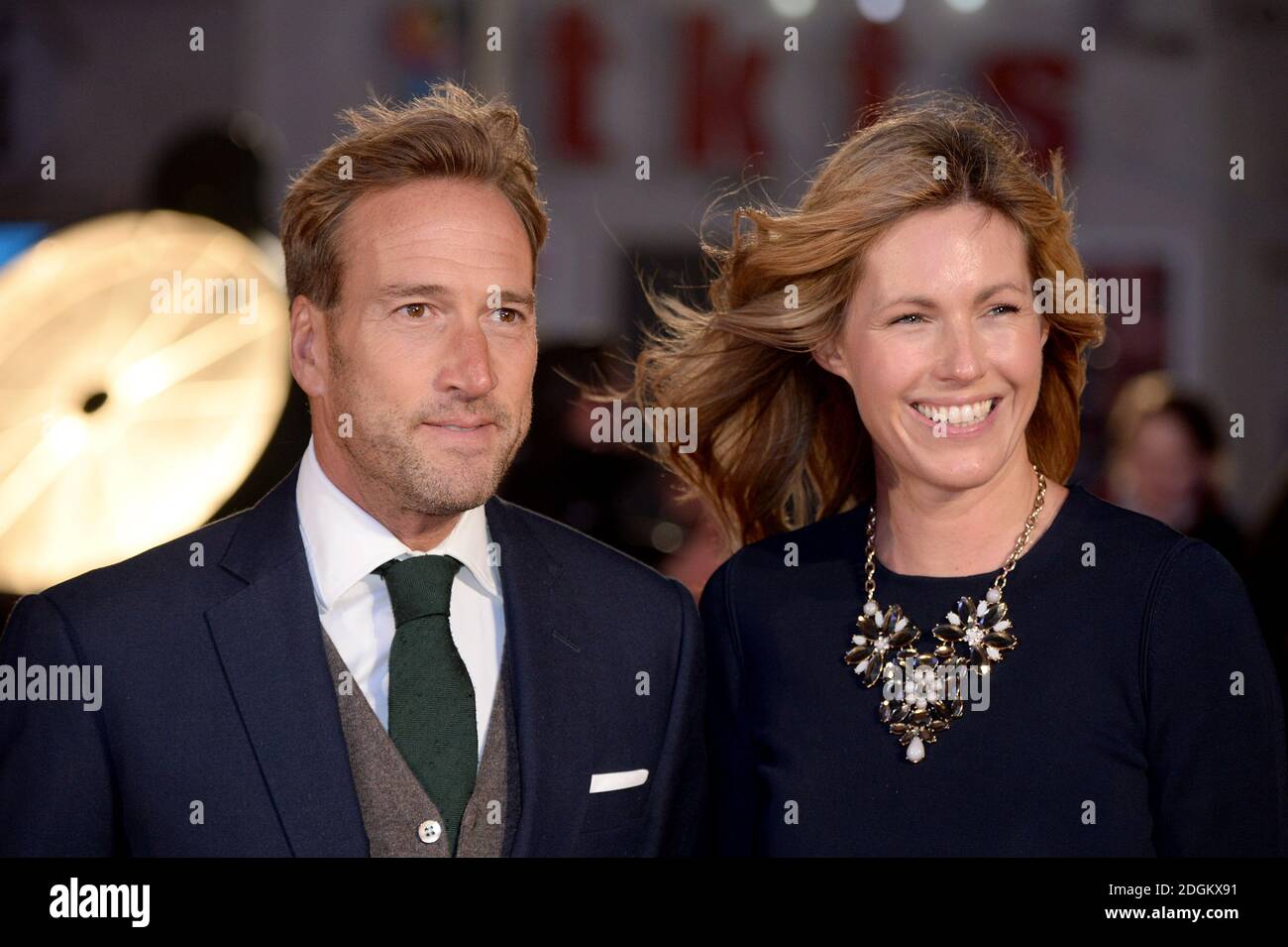 Ben Fogle and wife Marina attending the World premiere of Dad's Army at ...