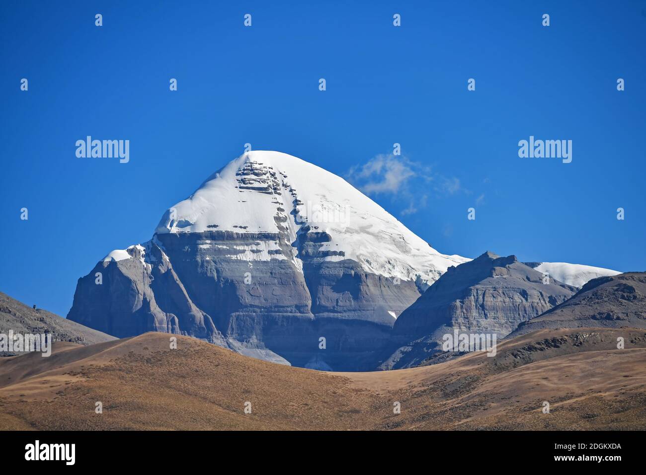 The south of Mount Gang Rinpoche is the Lhanag-tso Ghost Lake and a ...