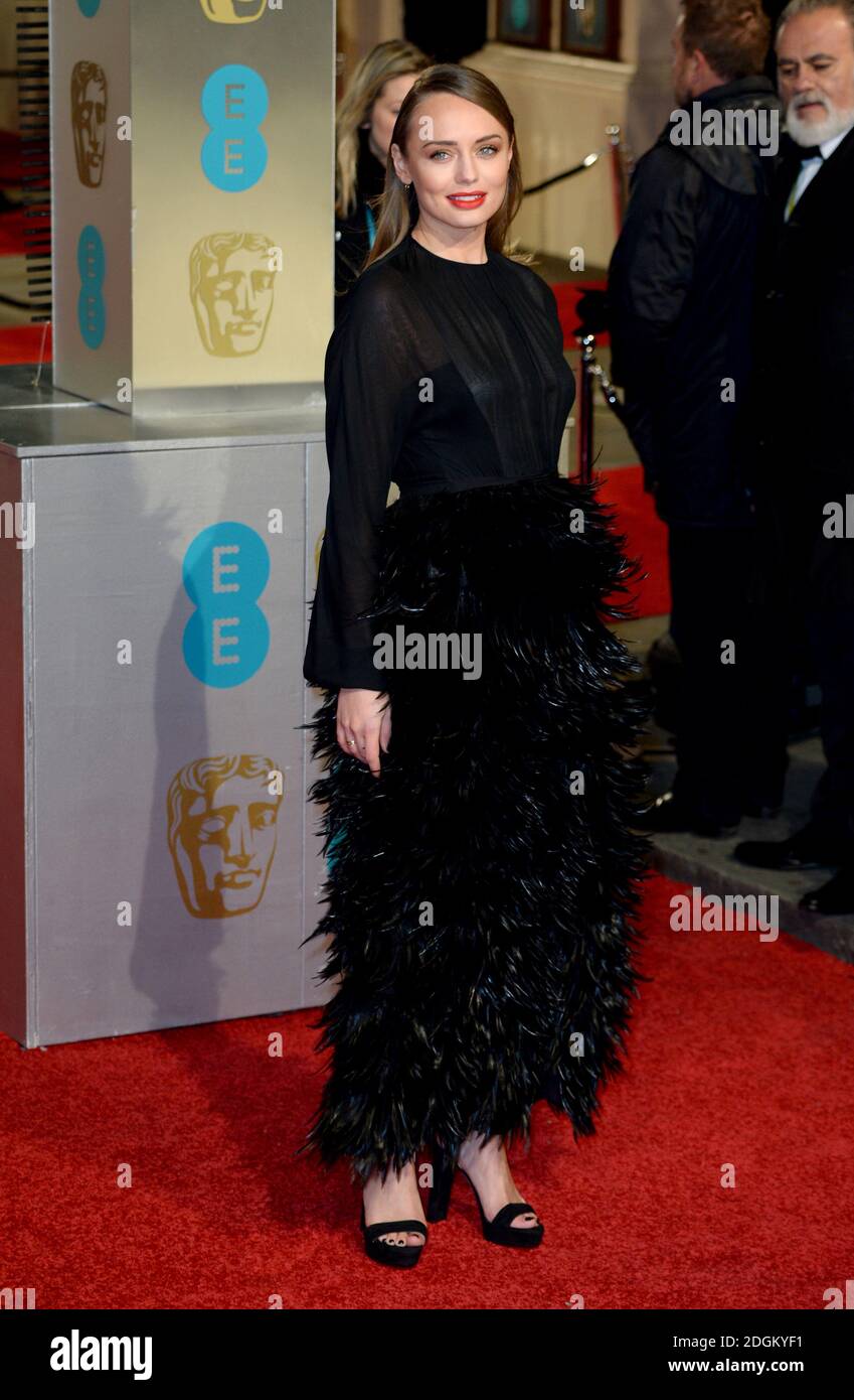 Laura Haddock attending the EE British Academy Film Awards at the Royal ...