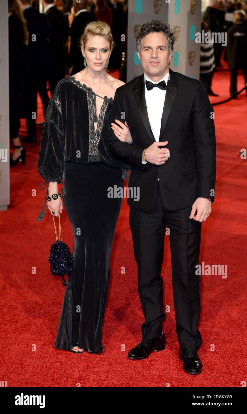 Mark Ruffalo and Sunrise Coigney attending the EE British Academy Film ...