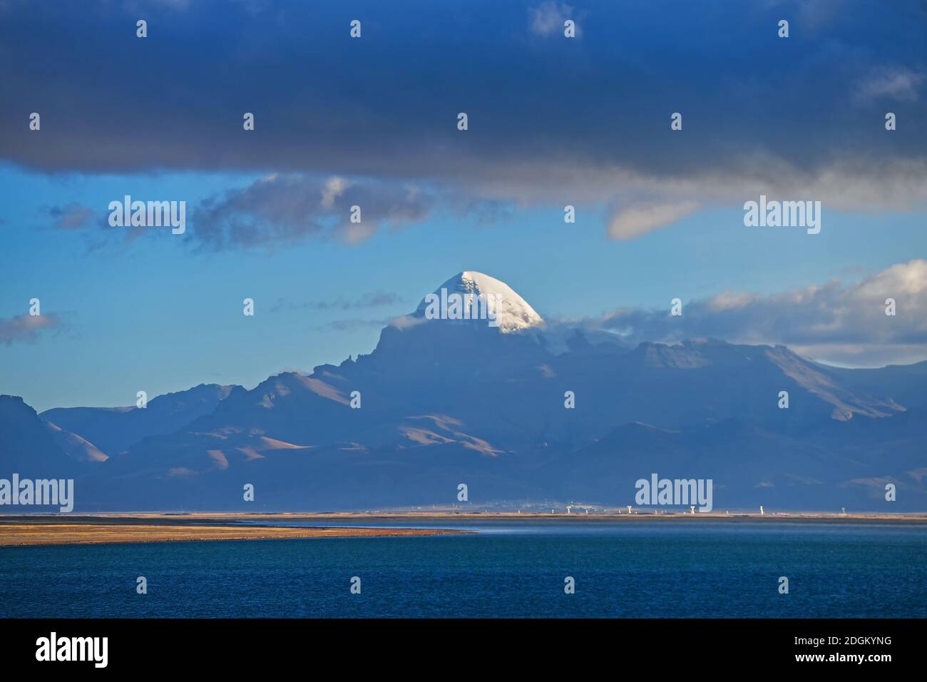 The south of Mount Gang Rinpoche is the Lhanag-tso Ghost Lake and a ...