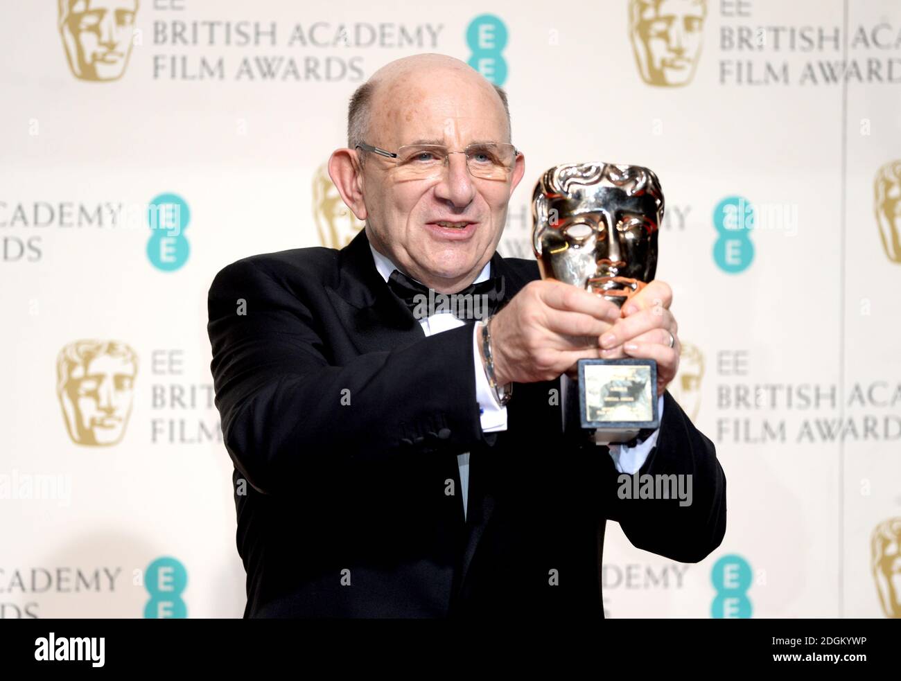 Tim Angel with the BAFTA for Outstanding British Contribution to Cinema ...