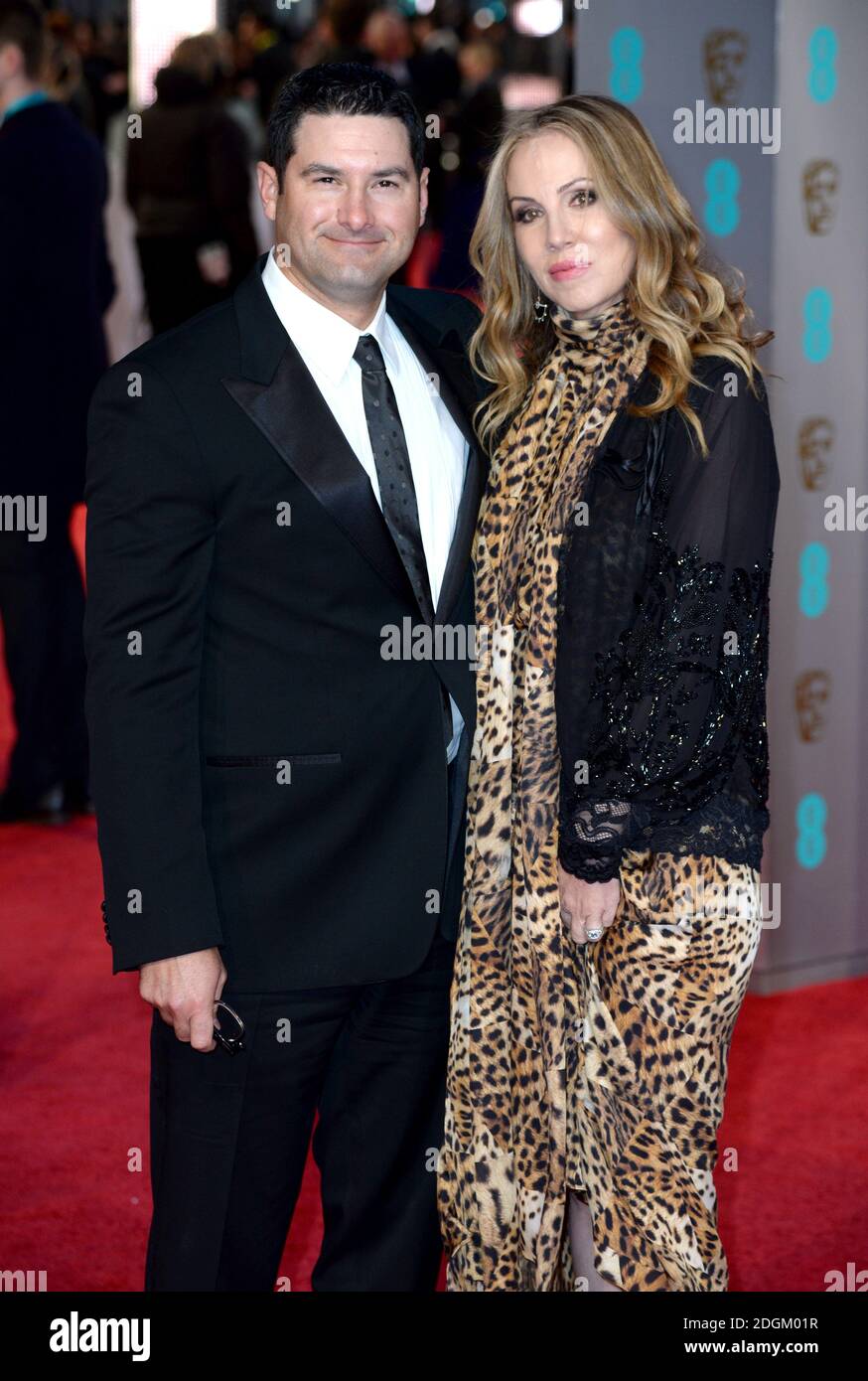 Mary Parent and guest attending the EE British Academy Film Awards at ...