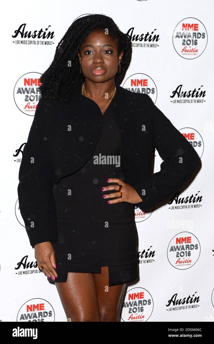 Clara Amfo attending the NME Awards 2016 with Austin, Texas at the O2 ...