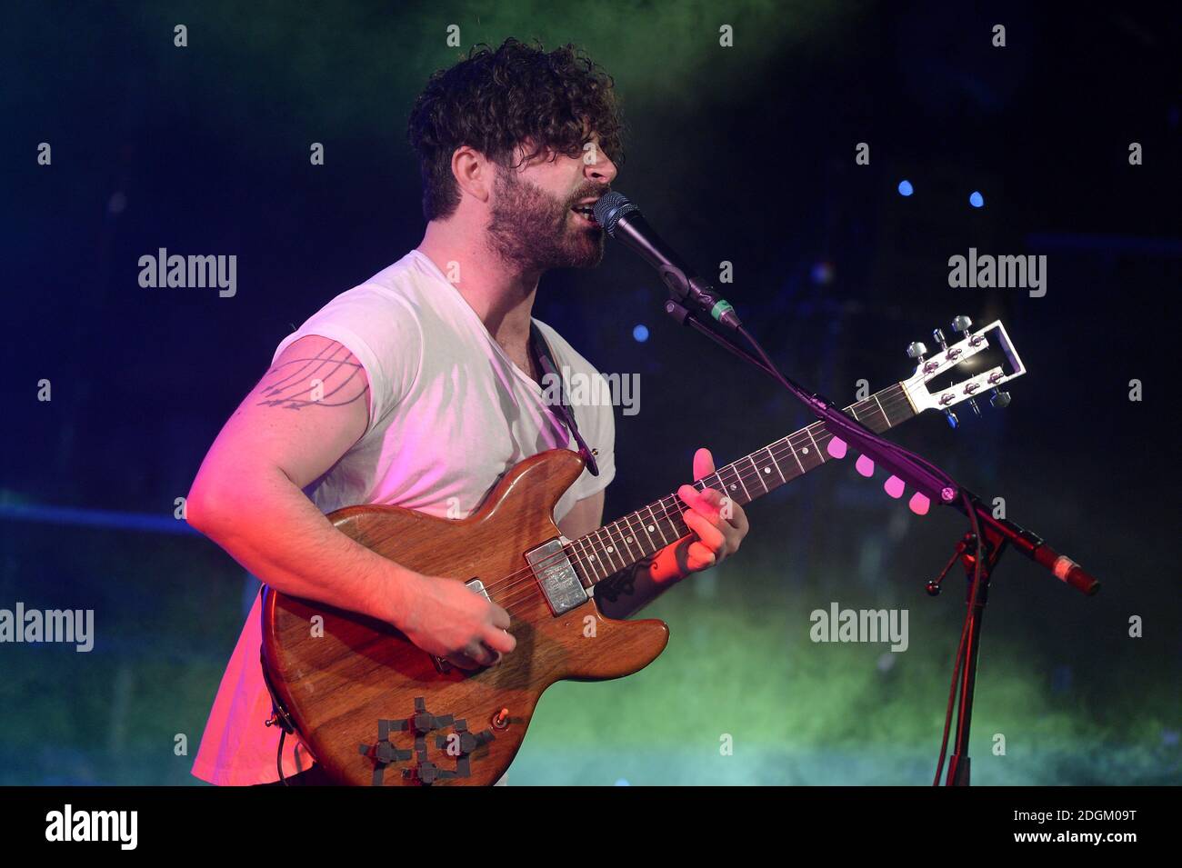 Yannis Philippakis of Foals performs during the NME Awards 2016 with ...