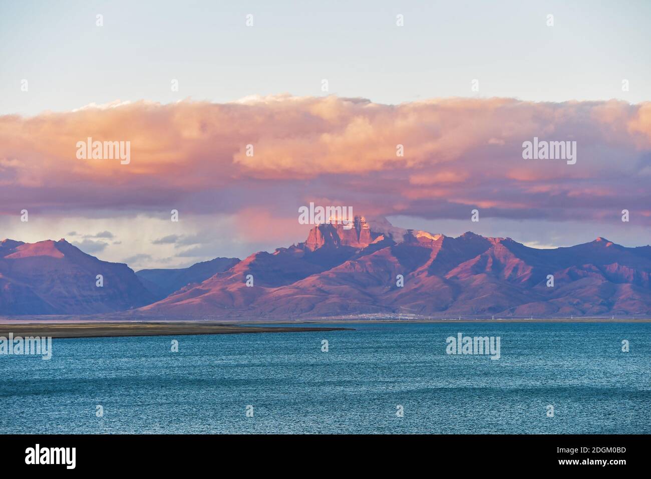 The south of Mount Gang Rinpoche is the Lhanag-tso Ghost Lake and a ...