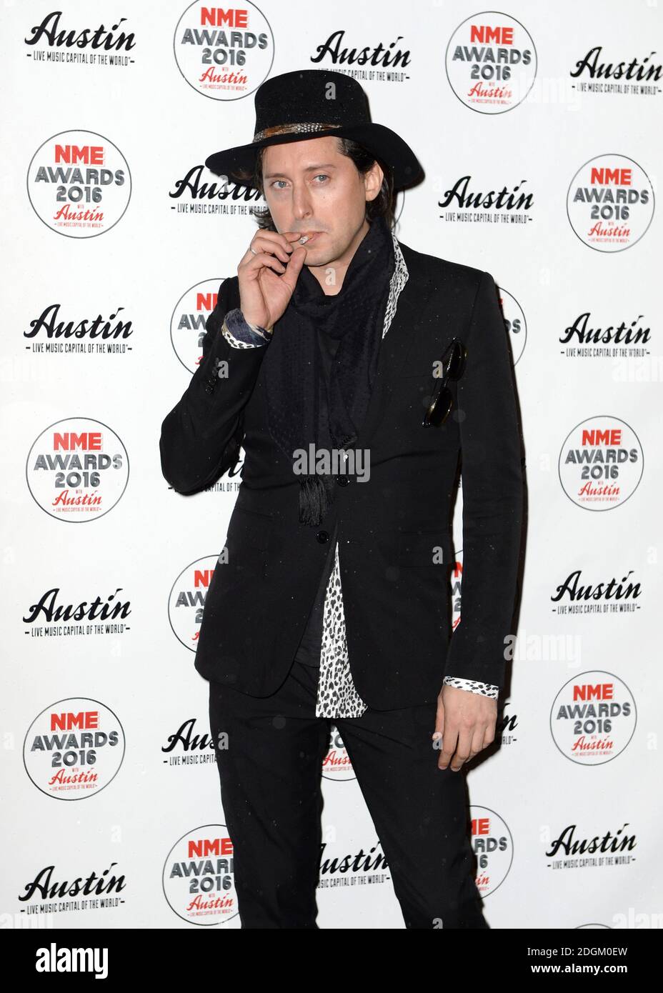 Carl Barat of The Libertines at the NME Awards 2016 with Austin, Texas ...