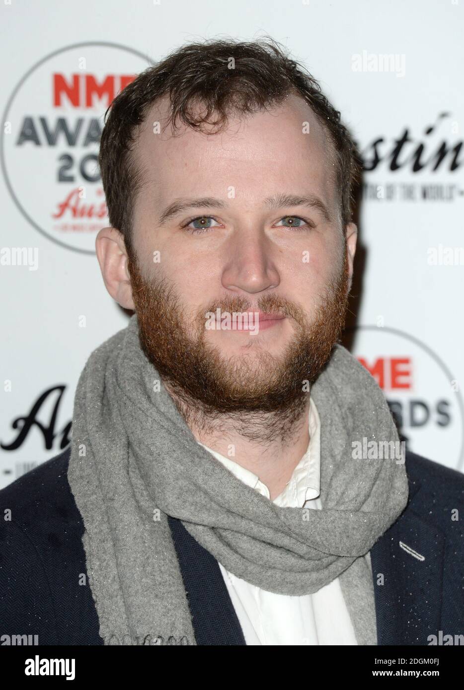 Chris baio attending the nme awards 2016 with austin hi-res stock ...