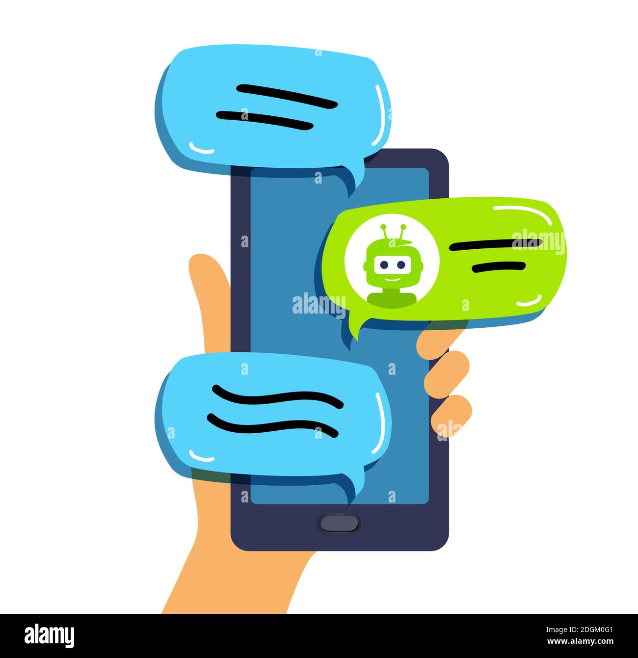 Chatbot online shop hi-res stock photography and images - Alamy