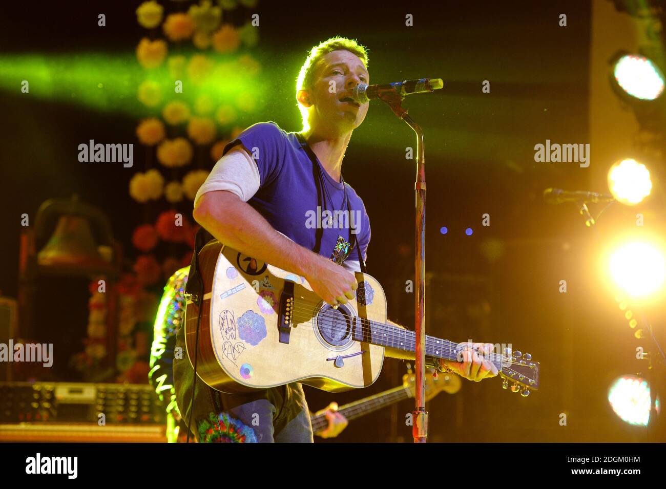 Coldplay perform on stage during the NME Awards 2016 with Austin, Texas ...