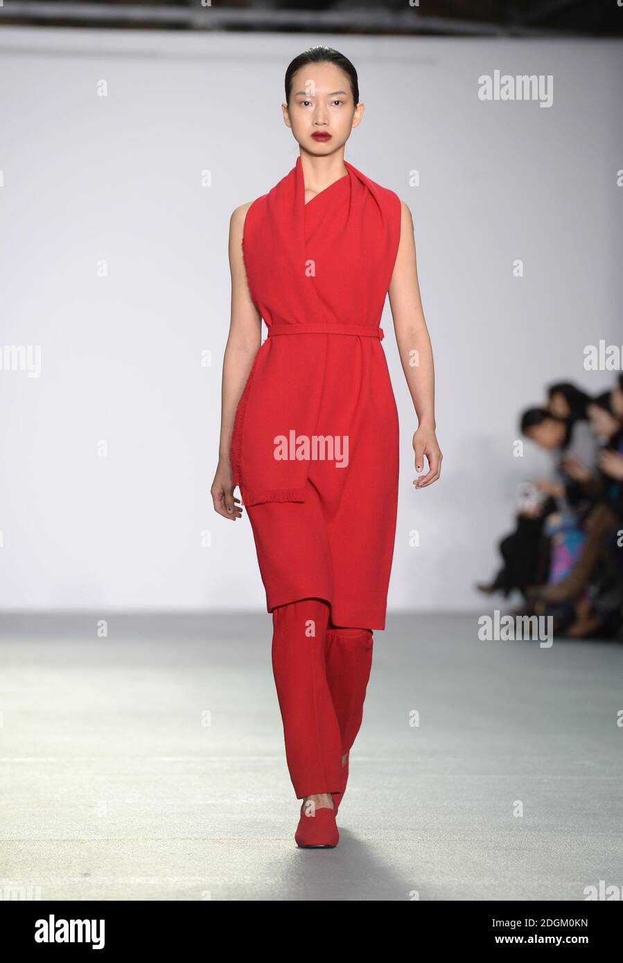 Red dress fashion show runway catwalk model modelling models hi-res ...