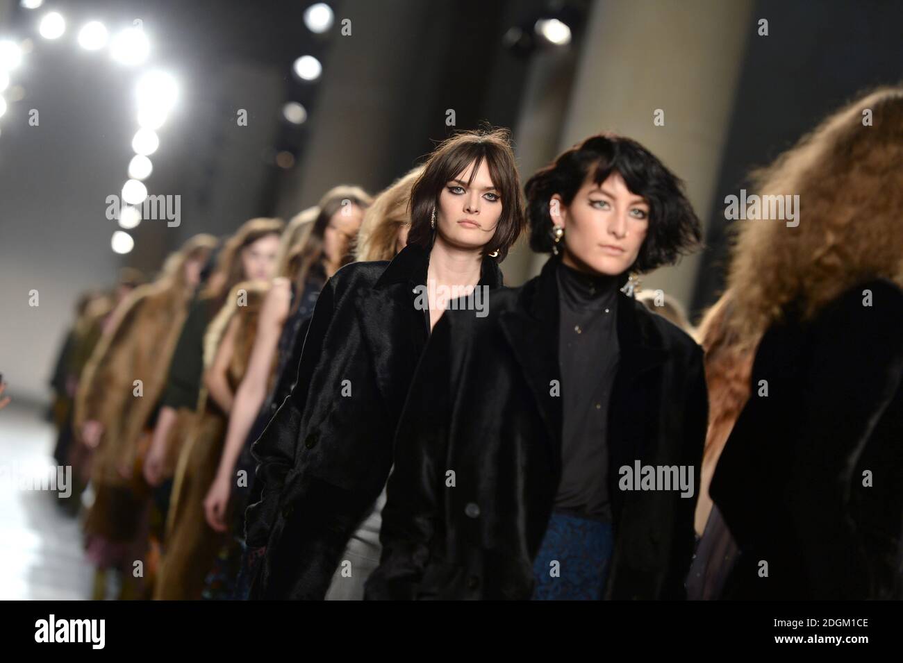 Sam Rollinson models at The Topshop Unique show, Tate Britain, part of ...