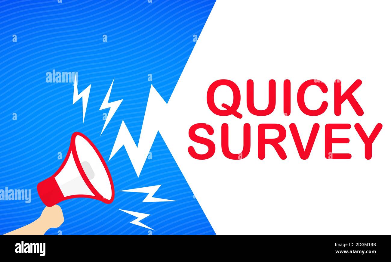 Quick survey Stock Vector Images - Alamy