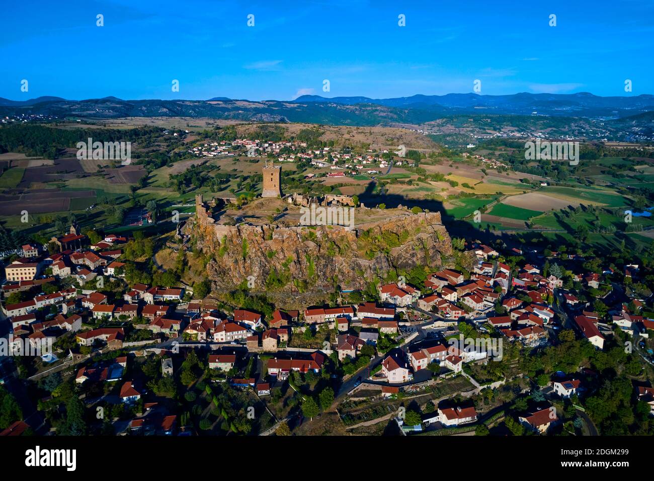 France, Haute-Loire (43), Polignac, Chateau de Polignac, eleventh ...