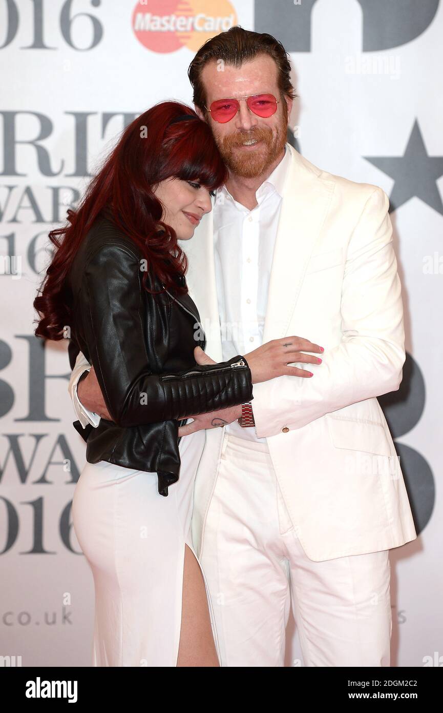 Eagles of Death Metal frontman Jesse Hughes and partner Tuesday Cross ...