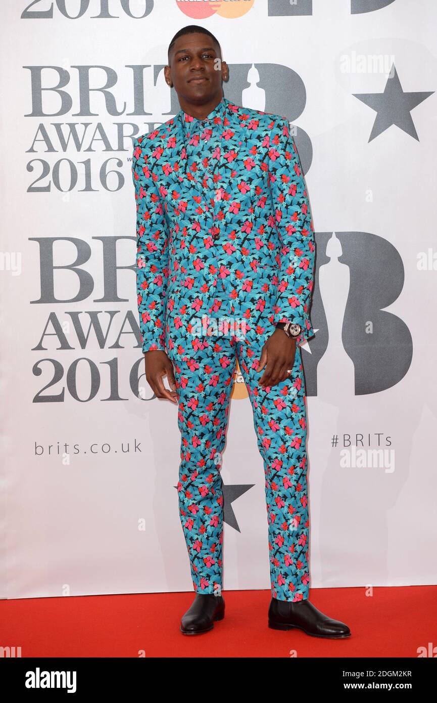 Labyrinth arriving for the 2016 Brit Awards at the O2 Arena, London ...