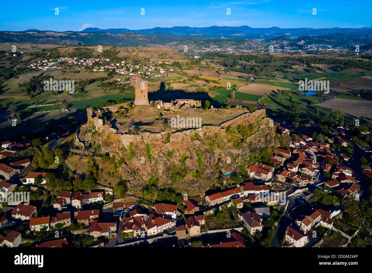 France, Haute-Loire (43), Polignac, Chateau de Polignac, eleventh ...