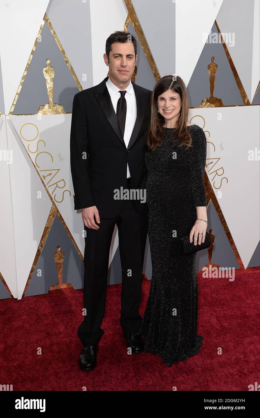 Josh Singer, writter of Spotlight, and wife Laura Dave arriving at the ...