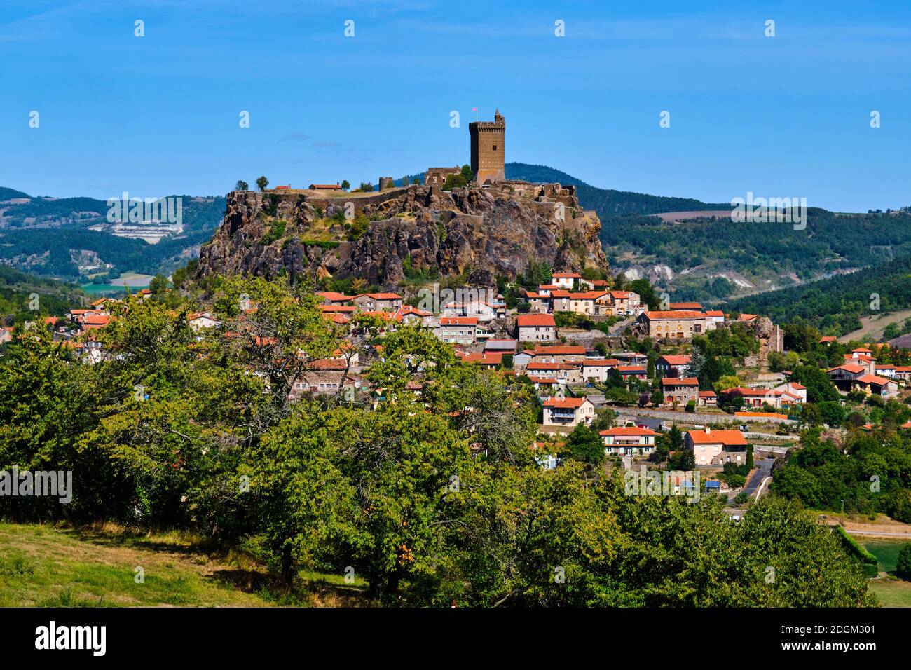France, Haute-Loire (43), Polignac, Chateau de Polignac, eleventh ...