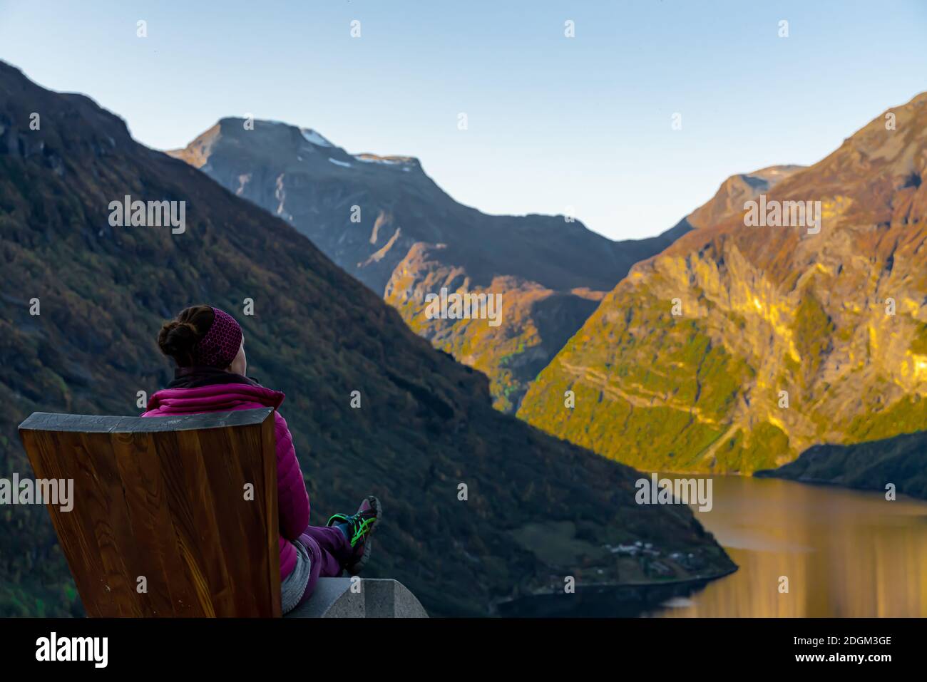 Tourist enjoying breathtaking view hi-res stock photography and images ...
