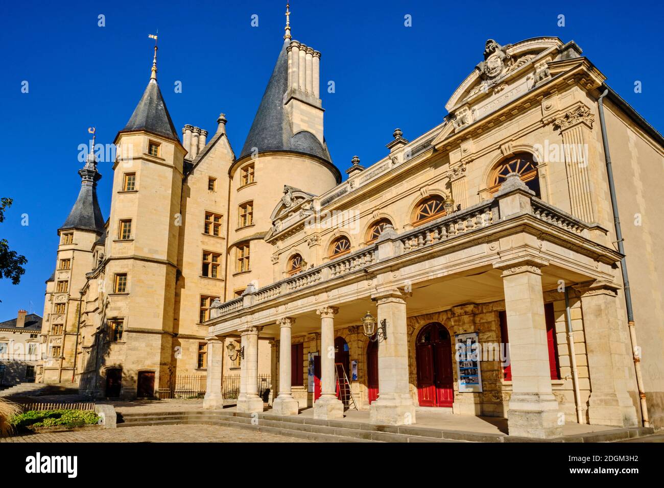 France, Nièvre (58), Nevers, Ducal Palace, former home of the Dukes of ...