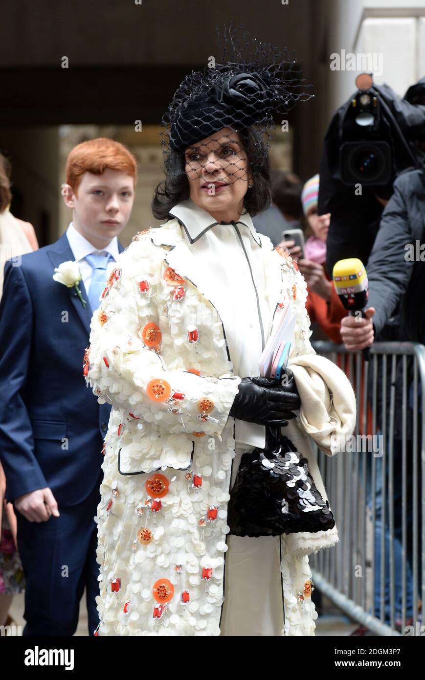 Bianca Jagger attending the Wedding Blessing of Rupert Murdoch and ...