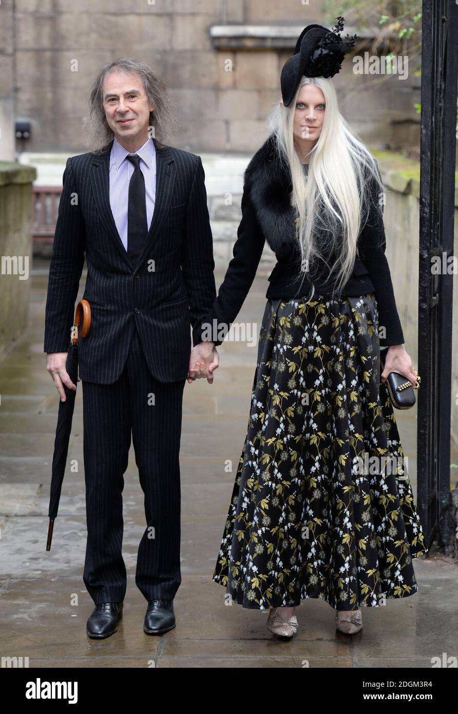 Ivor Braka and Kristen McMenamy attending the Wedding Blessing of ...