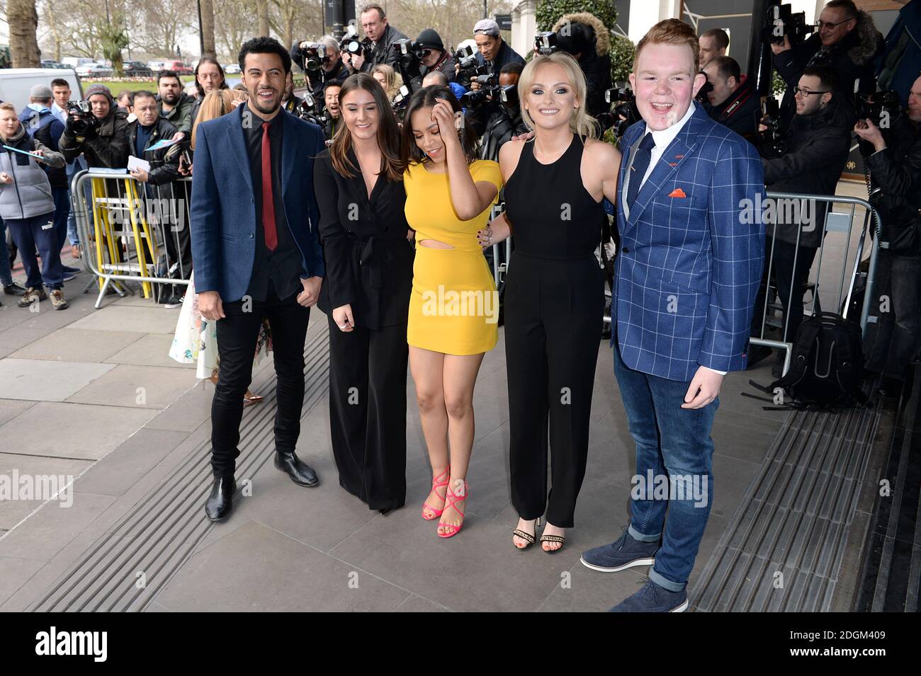 Dean Fagan, Brooke Vincent, Tisha Merry, Katie McGlynn and Colson Smith ...