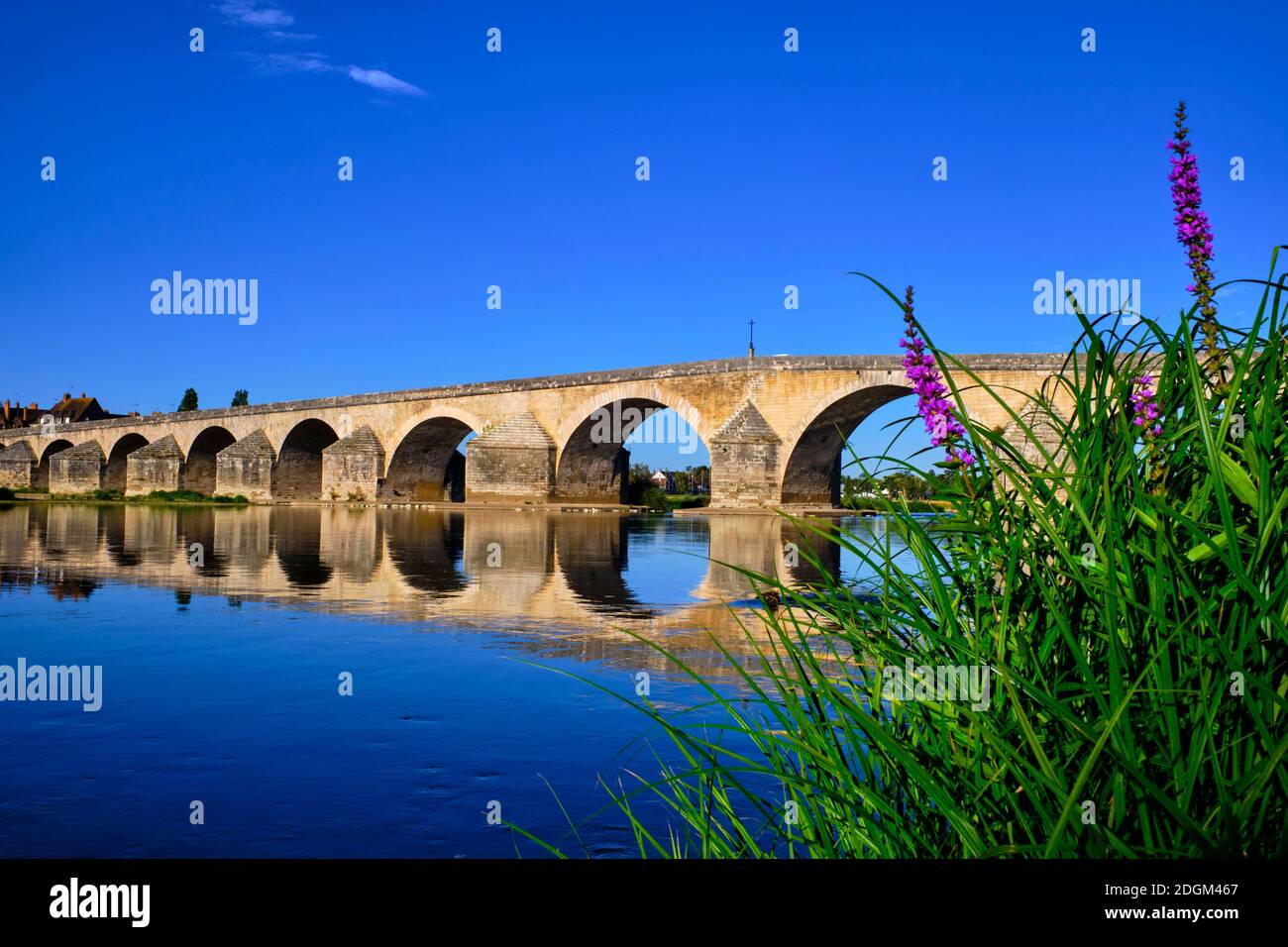 France, Loiret (45), Gien, old bridge Stock Photo - Alamy