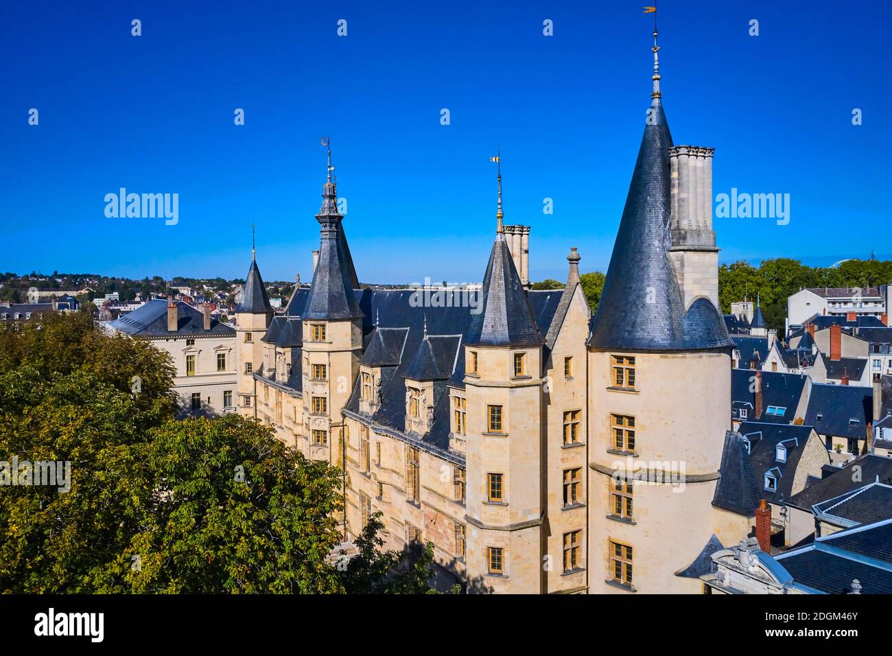 France, Nièvre (58), Nevers, Ducal Palace, former home of the Dukes of ...