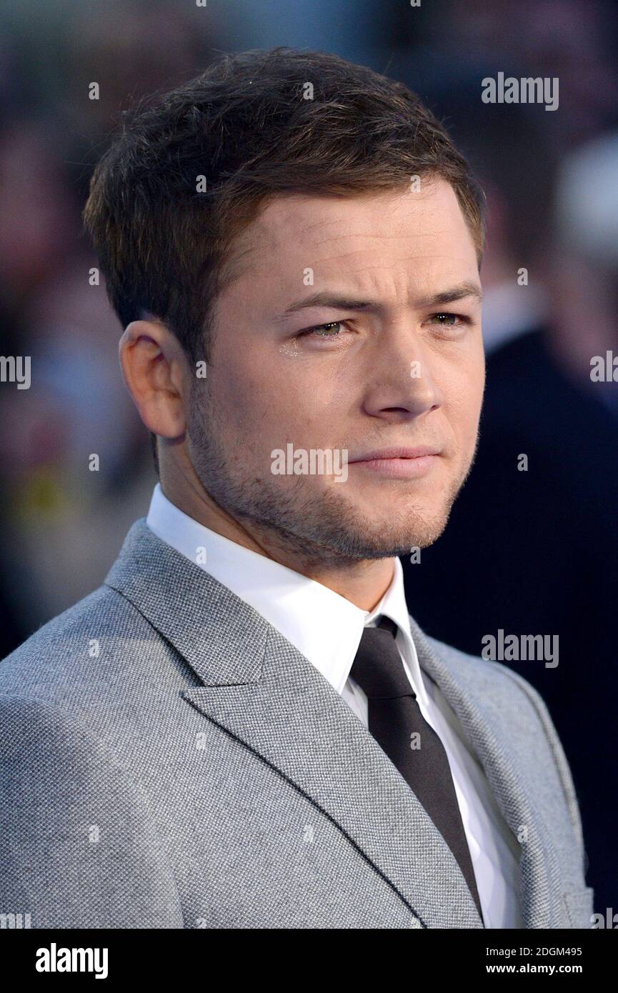 Taron Egerton attending the Eddie the Eagle European premiere at Odeon ...