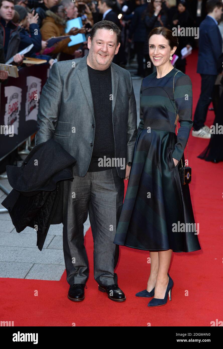Johnny Vegas and Maia Dunphy attending the Jameson Empire Film Awards ...
