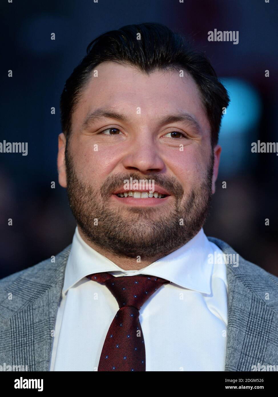 Alex Corbisiero attending the European Premiere of Batman v Superman ...