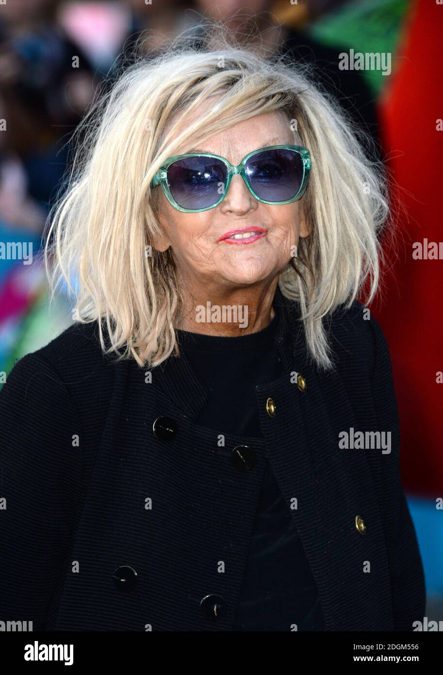 Annie Nightingale arriving at the Exhibitionism, The Rolling Stones ...