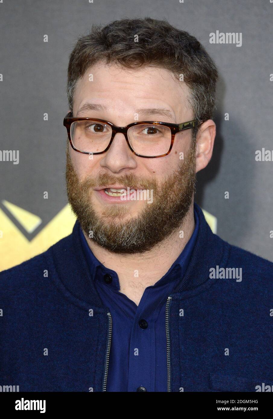 Seth Rogen arriving at the 2016 MTV Movie Awards, Warner Bros Studios ...