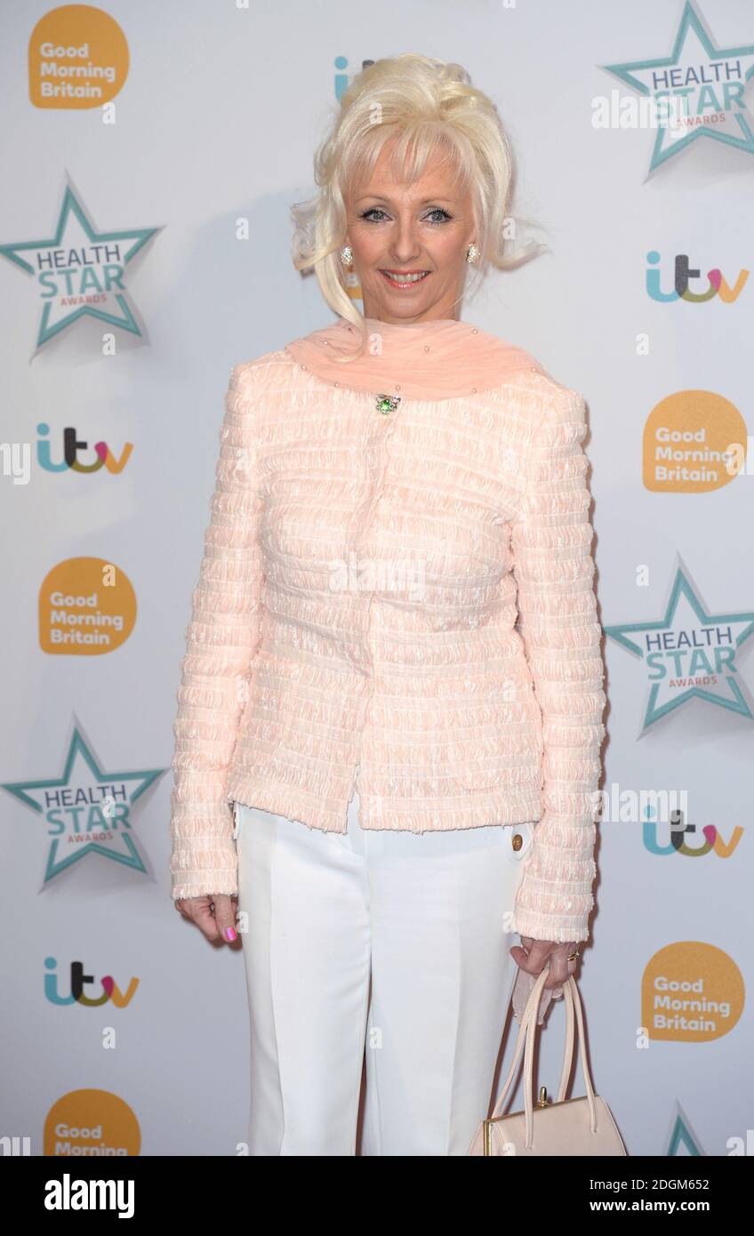Debbie McGee arriving at the Good Morning Britain Health Star Awards ...