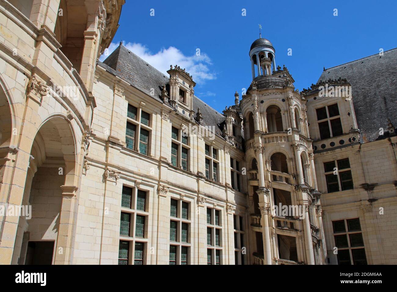 renaissance castle in chambord in france Stock Photo - Alamy