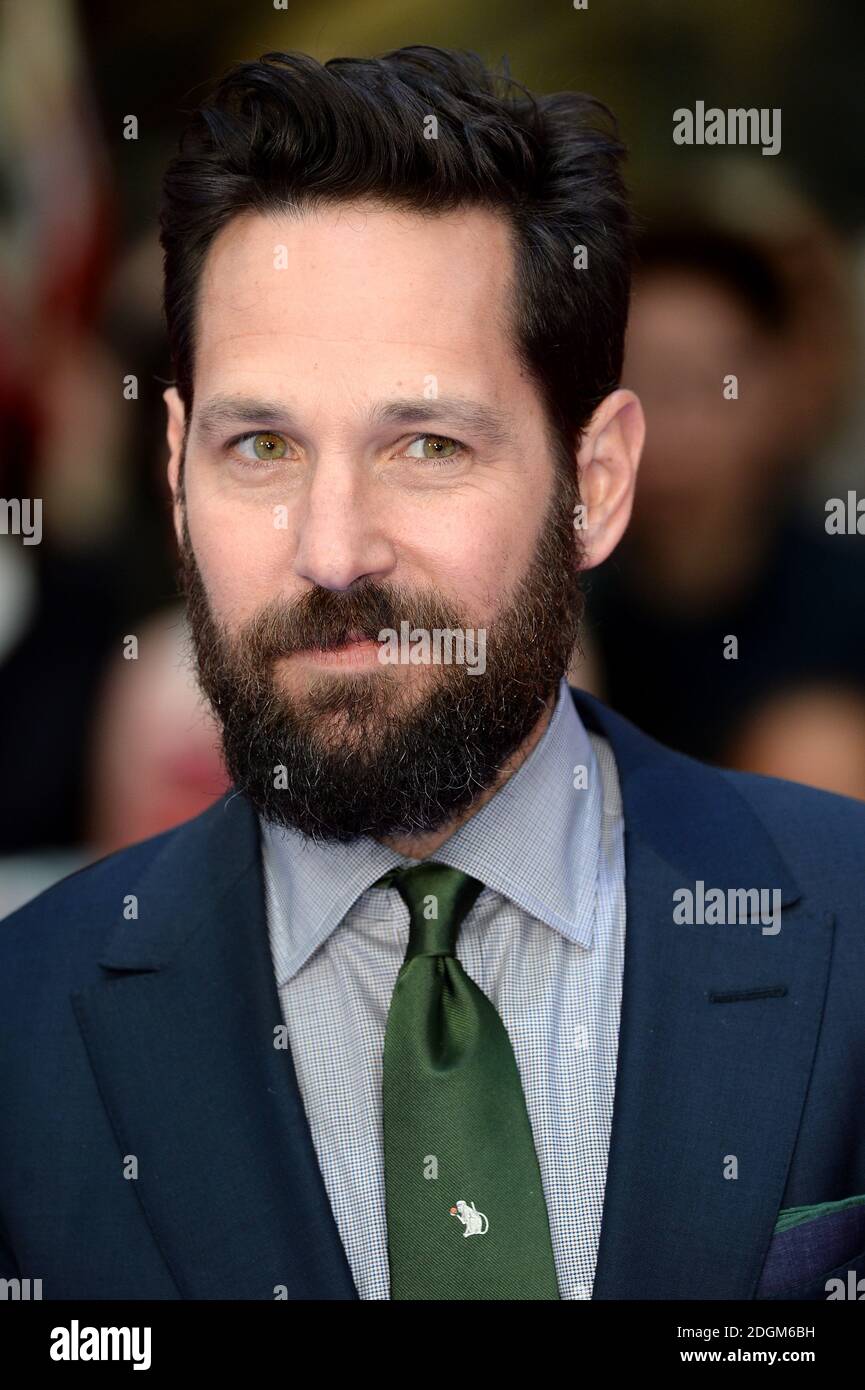 Paul Rudd Attending The Captain America High Resolution Stock ...