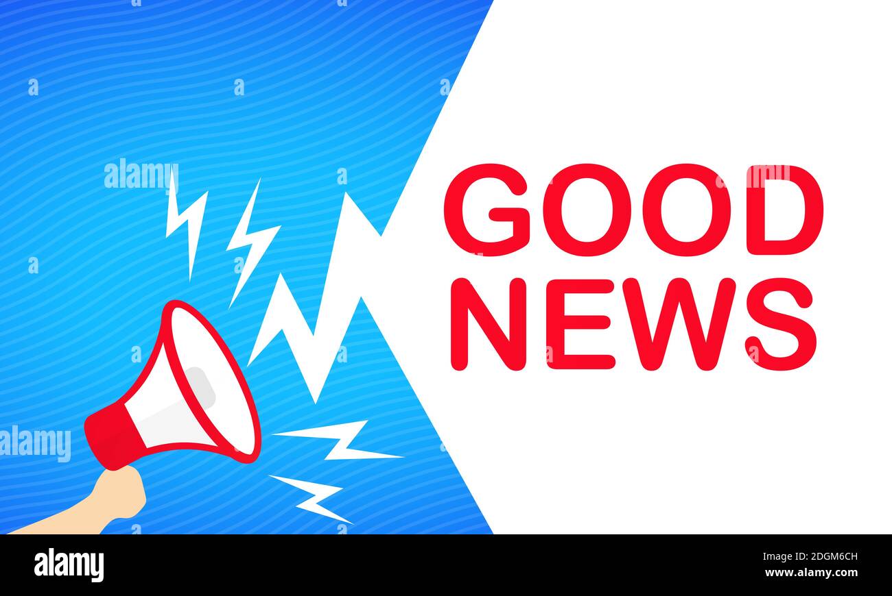 The good news Stock Vector Images - Alamy