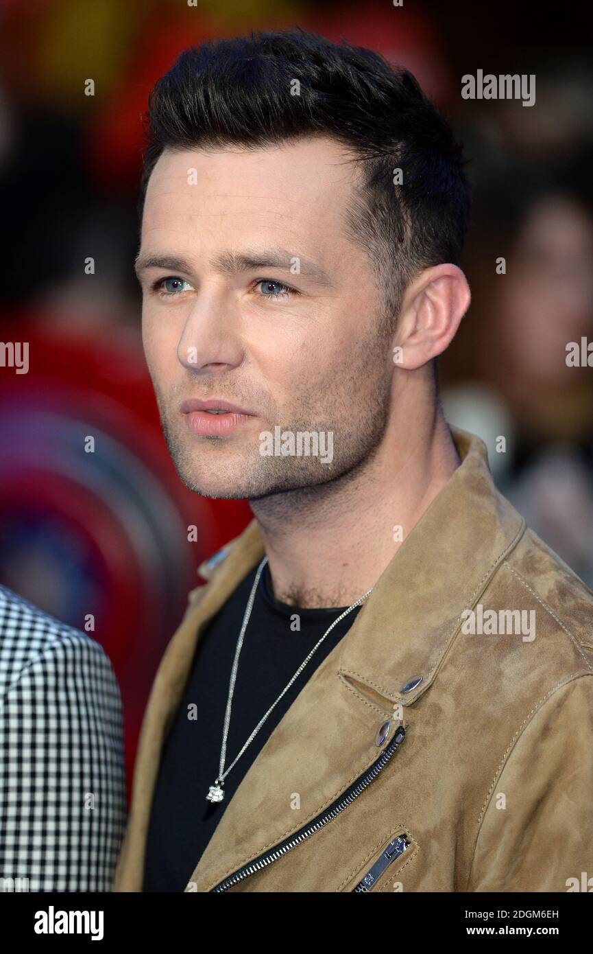 Harry Judd arriving for the Captain America: Civil War European ...