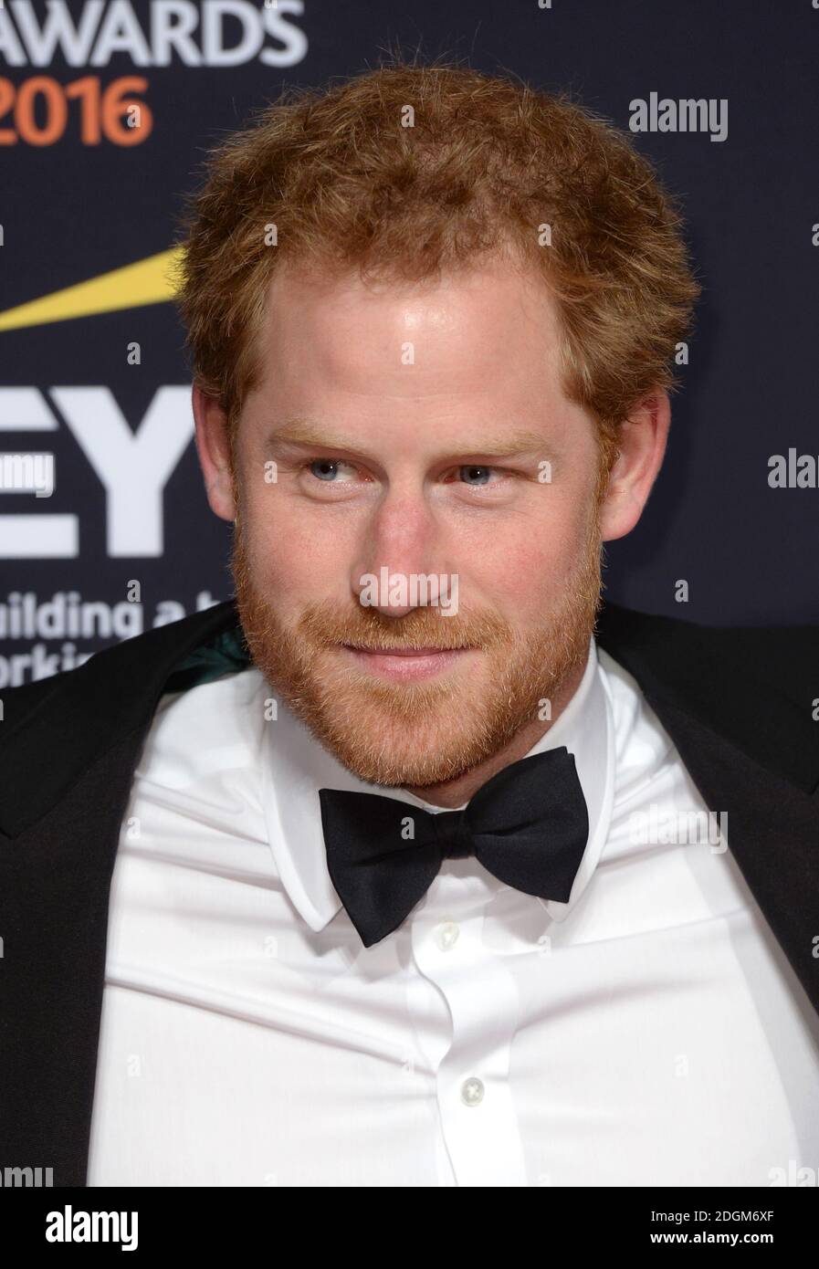 HRH Prince Harry arriving at the BT Sport Industry Awards 2016 ...