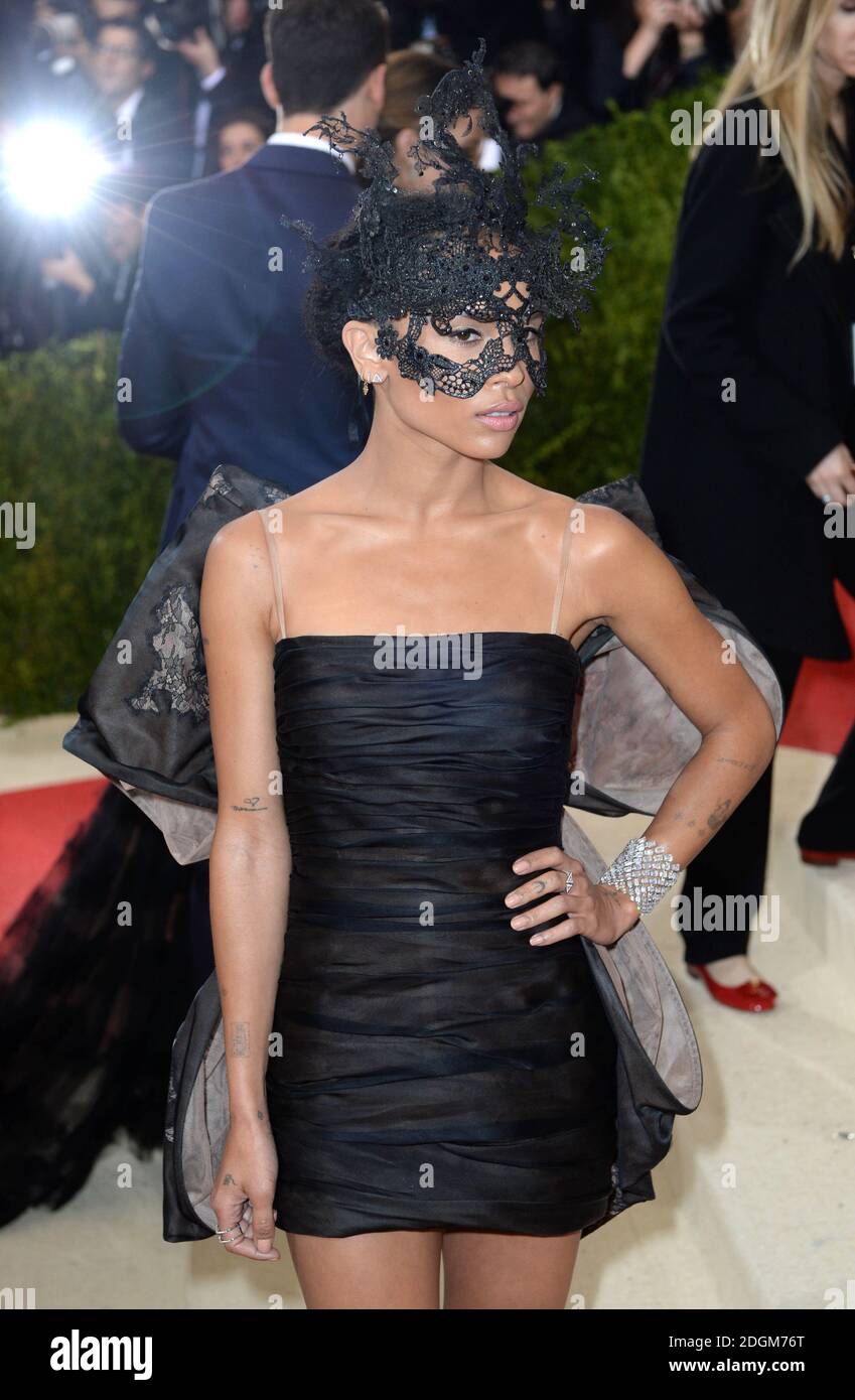 Zoe Kravitz attending The Metropolitan Museum of Art Met Gala 2016, in ...