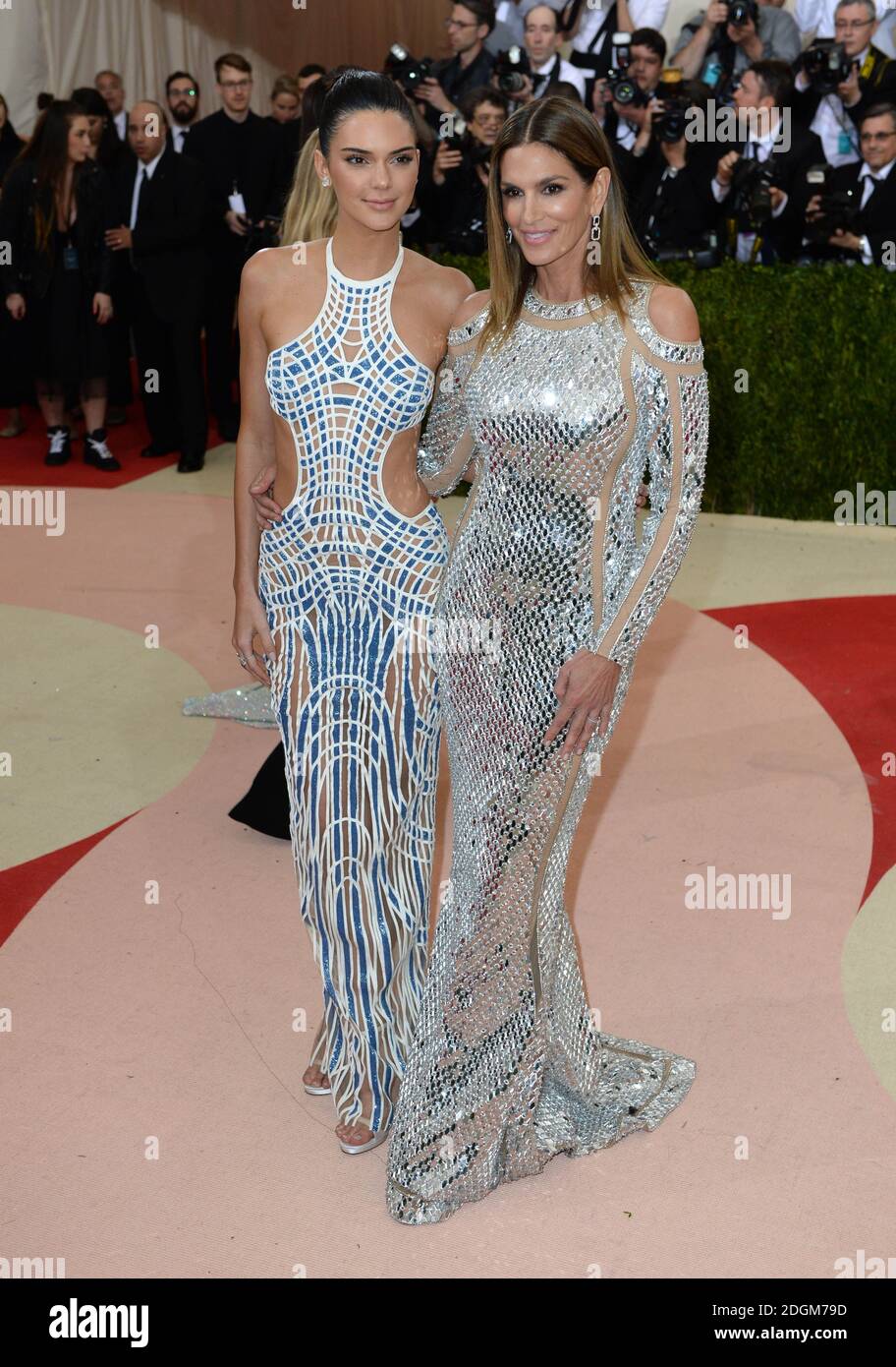 Kendall Jenner and Cindy Crawford attending The Metropolitan Museum of ...