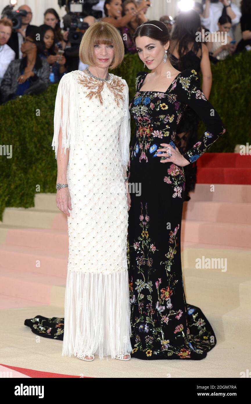 Anna Wintour and daughter Bee Schaffer attending The Metropolitan ...