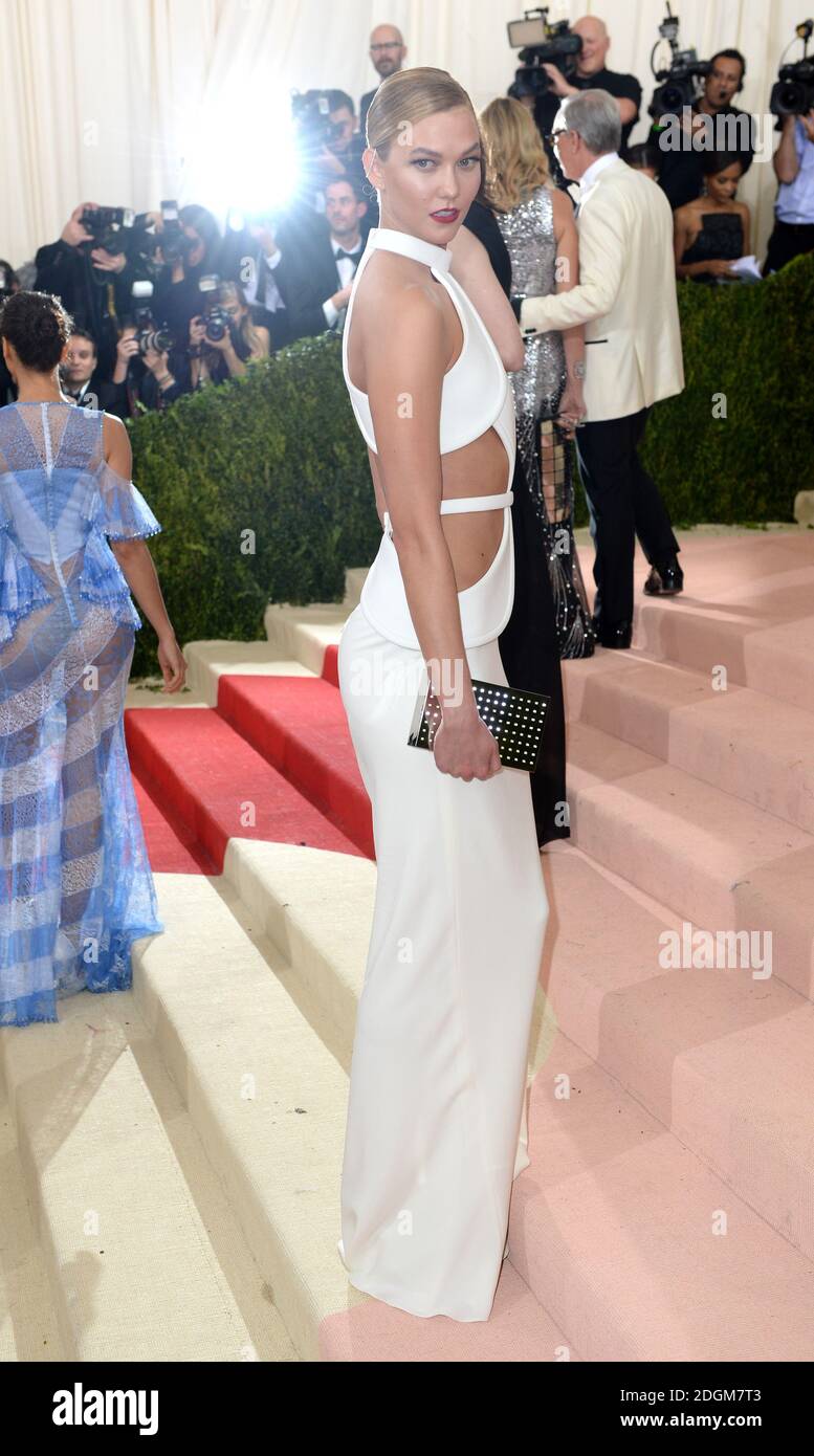 Karlie Kloss attending The Metropolitan Museum of Art Met Gala 2016, in ...