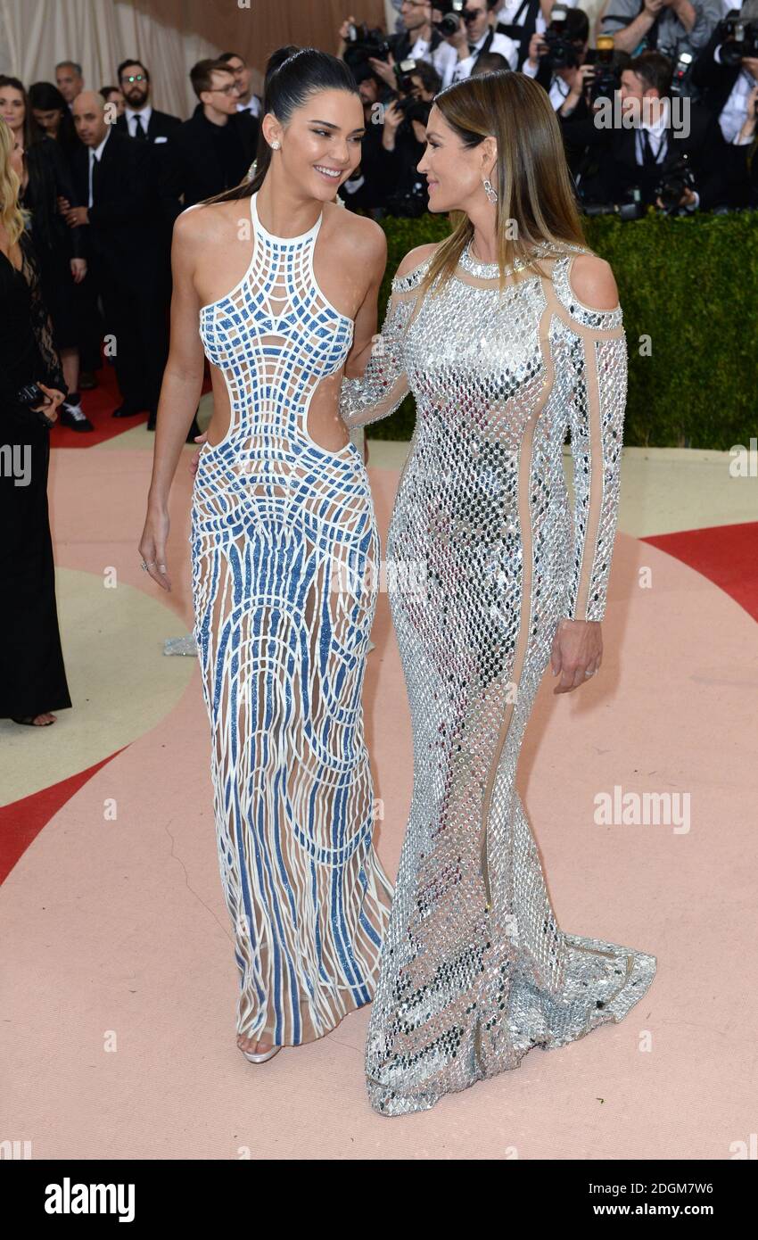 Kendall Jenner and Cindy Crawford attending The Metropolitan Museum of ...