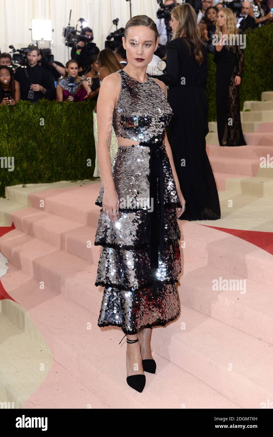 Brie Larson Attending The Metropolitan Museum Of Art Met Gala 2016 In
